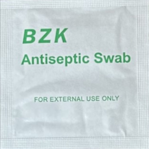 BZK Antiseptic Swab - 100 Pack – Specialized Training & Safety Supplies